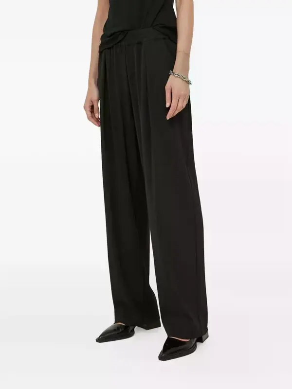 SAMSOE SAMSOE Pleated Palazzo Trousers