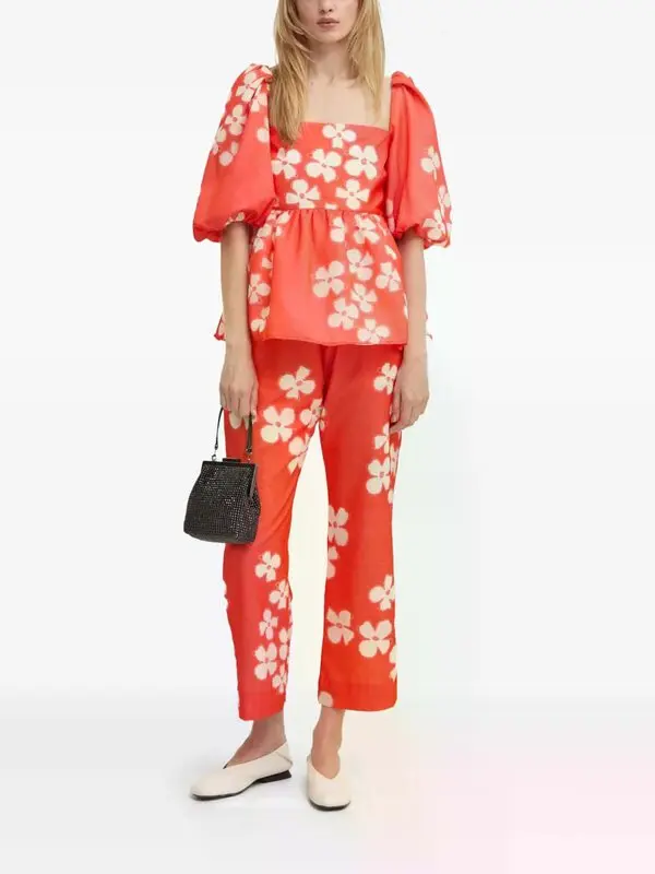 Stine Goya Floral Peplum Blouse