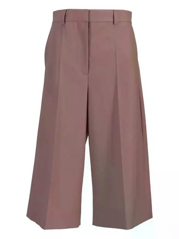 Stella McCartney Tailored Culottes In Wool - Brown