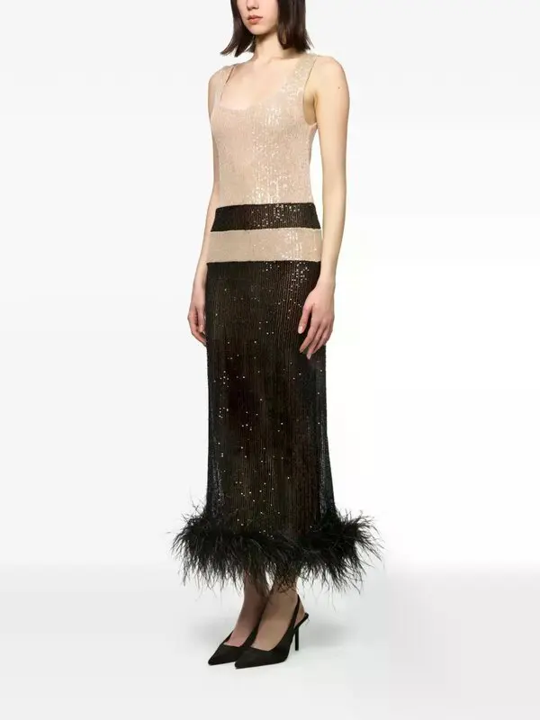 ATU BODY COUTURE Sequin-embellished Midi Dress