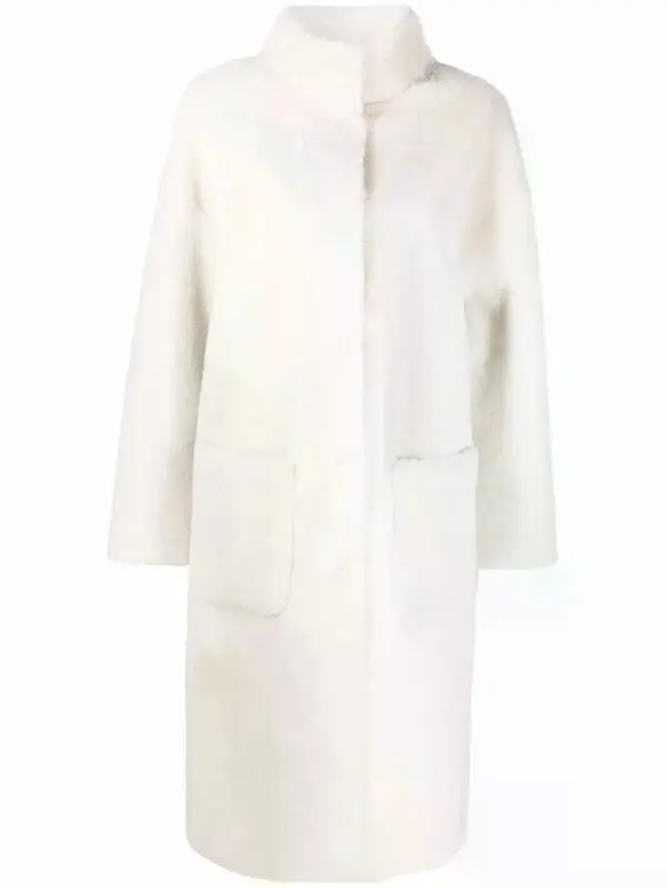 LISKA Reversible Shearling Coat - Neutrals
