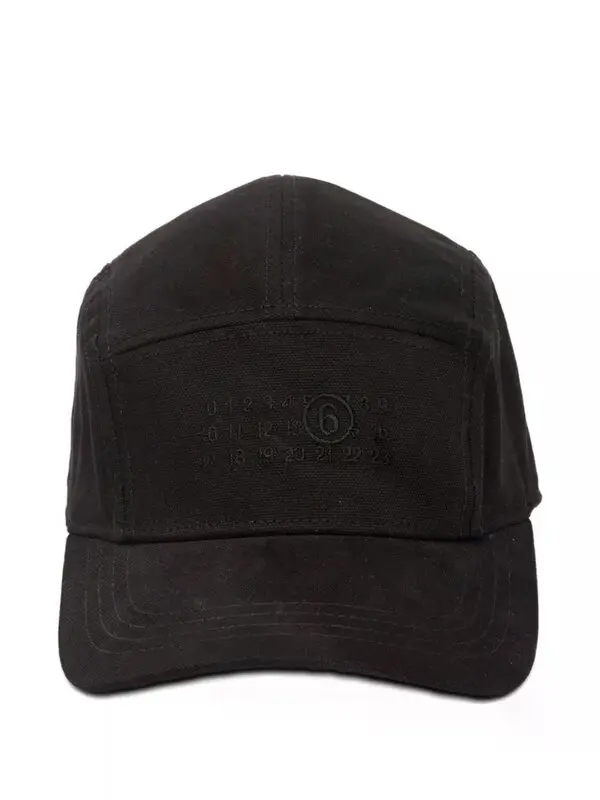 MAISON MARGIELA Logo-motif Baseball Cap - Black