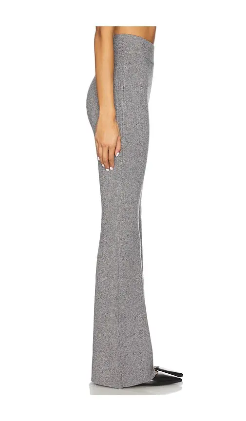 SEROYA Mickie Knit Flare Trouser - Grey
