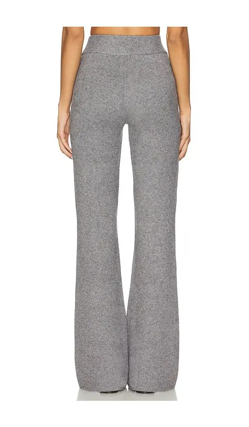 SEROYA Mickie Knit Flare Trouser - Grey