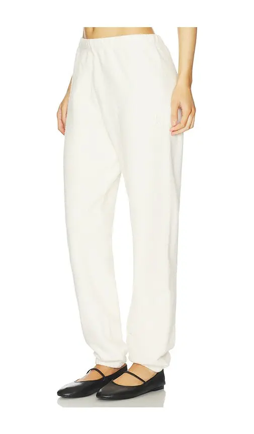 Eterne Classic Reverse French Terry Sweatpant - Cream