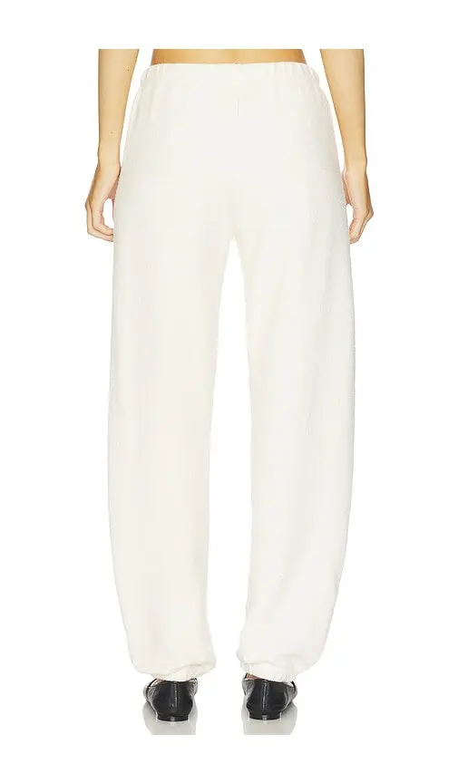 Eterne Classic Reverse French Terry Sweatpant - Cream