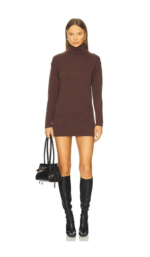 ALL THE WAYS Meryl Sweater Dress - Brown