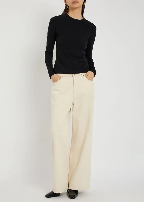 Varley Edna Jersey Top - Black