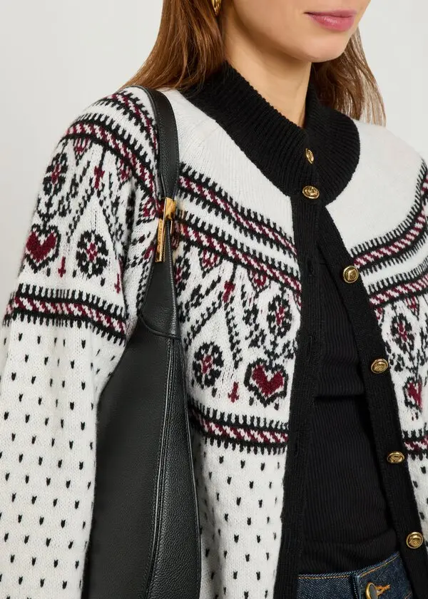 Khaite Marc Fair Isle Cashmere Cardigan