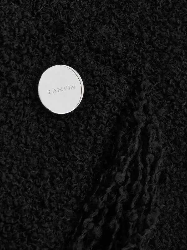 LANVIN Fringed Wool-blend Bouclé Jacket