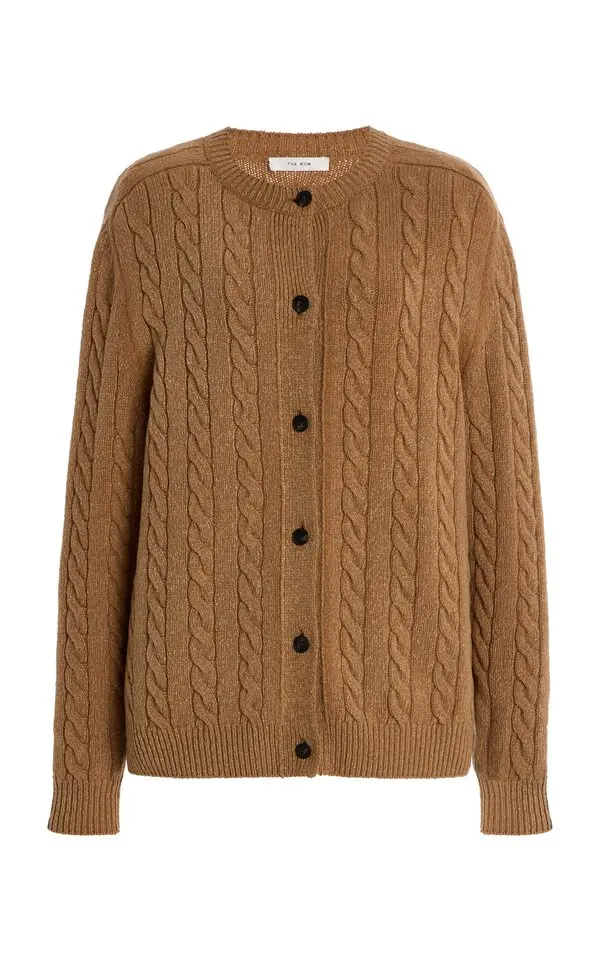 THE ROW Loneke Wool Cardigan - Neutral