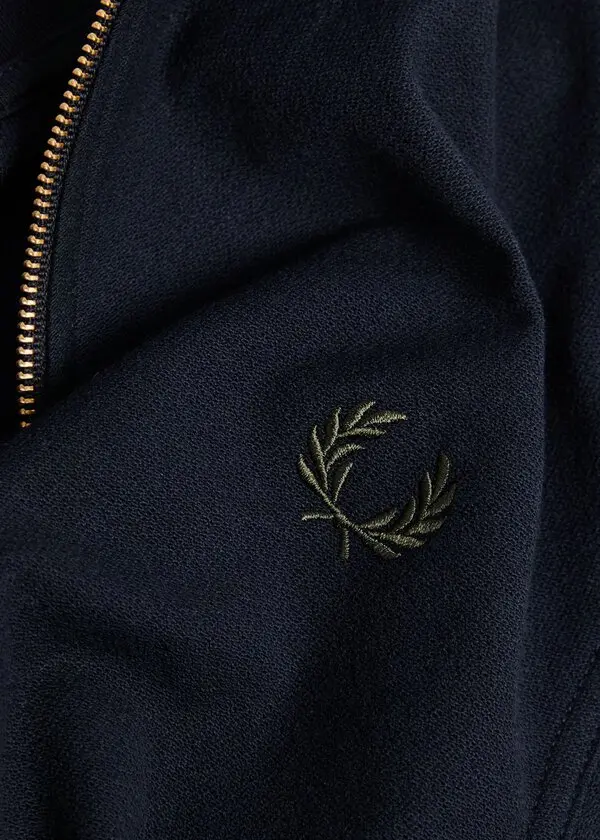 Fred Perry Logo-embroidered Cotton Polo Shirt - Navy