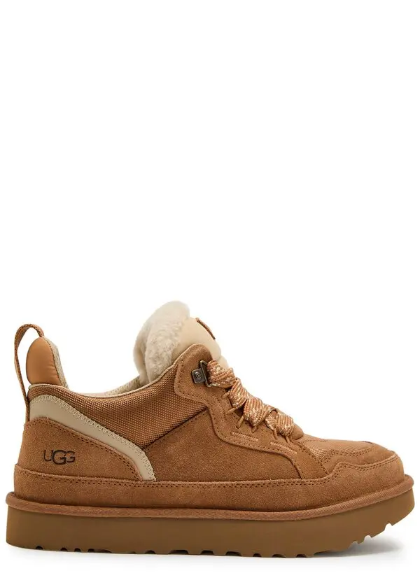 UGG Lowmel Panelled Suede Sneakers - Tan