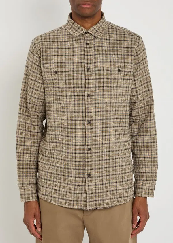 LES DEUX John Checked Woven Shirt