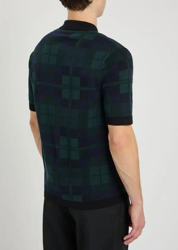 Fred Perry Tartan Cotton Shirt - Navy