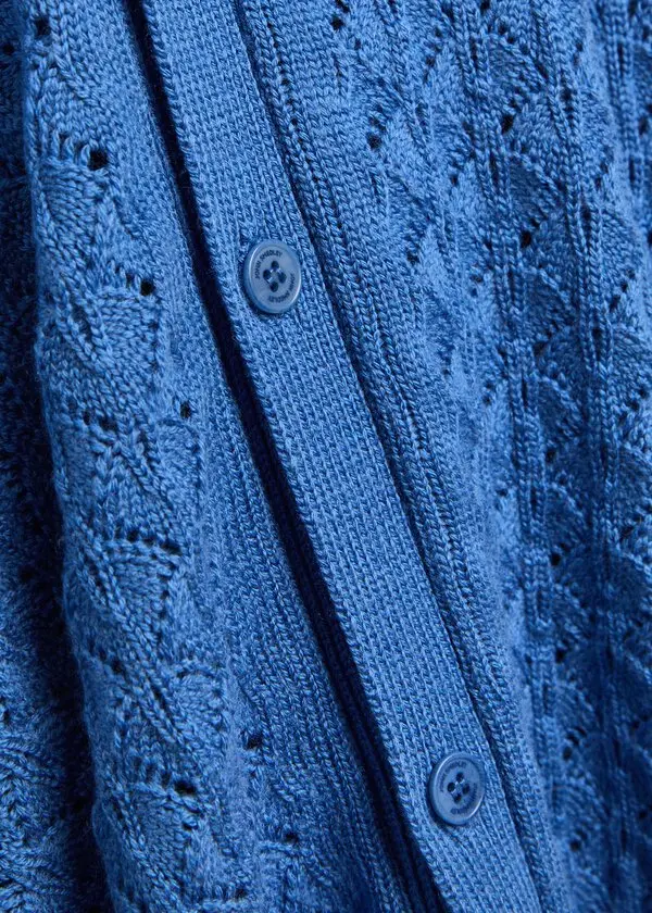 John Smedley Winster Open-knit Merino Wool Cardigan