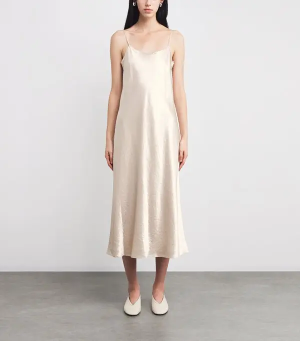 Vince Sleeveless Slip Midi Dress