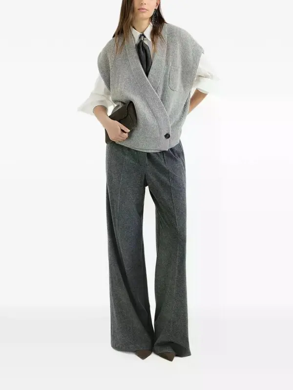 Brunello Cucinelli Mélange Effect Trousers