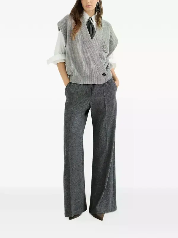 Brunello Cucinelli Mélange Effect Trousers