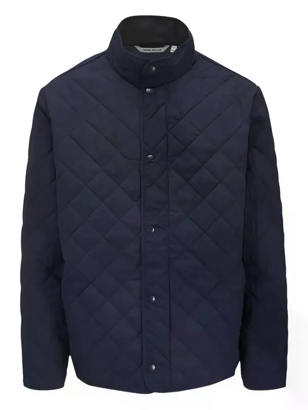 Peter Millar Diamond-quilted Jacket - Blue