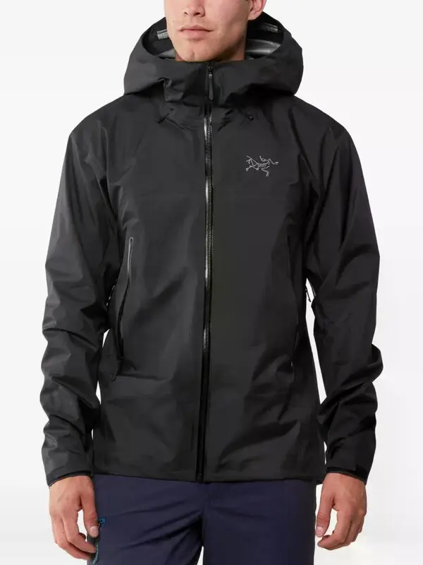 Arc'teryx Beta Sl Zip-up Hooded Jacket - Black