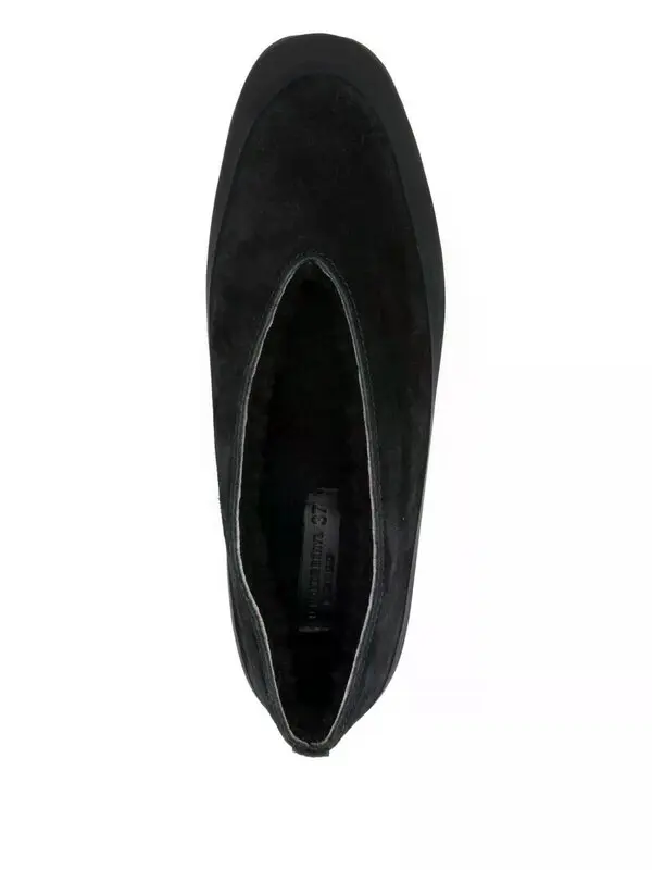 Le Monde Beryl Shearling Ballet Flats - Black