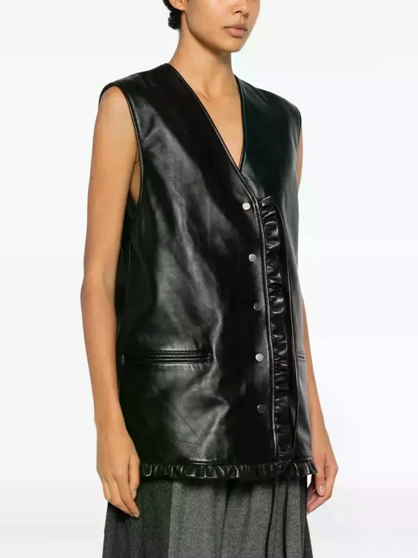 NICCOLO PASQUALETTI Lea Gala Leather Gilet