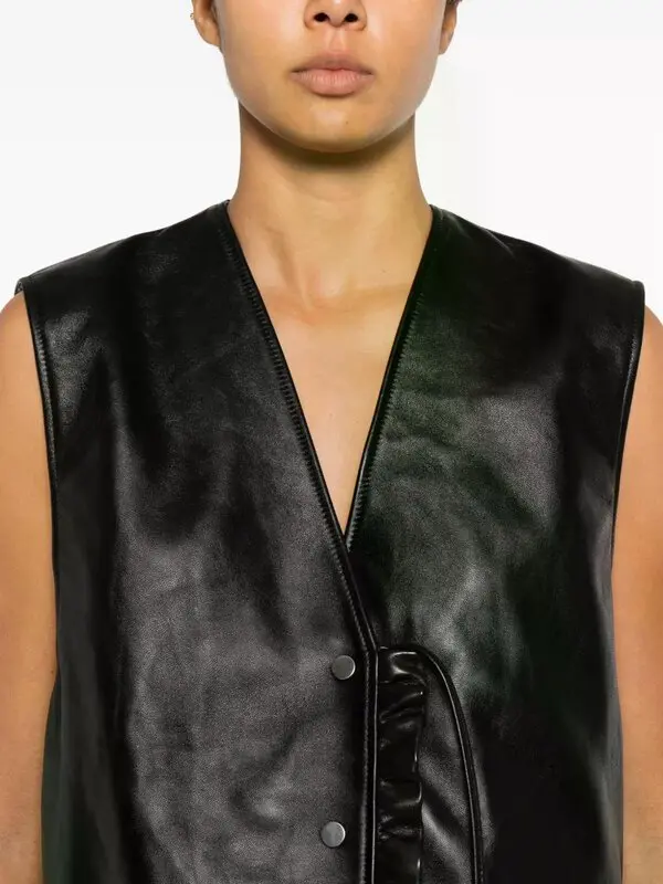 NICCOLO PASQUALETTI Lea Gala Leather Gilet
