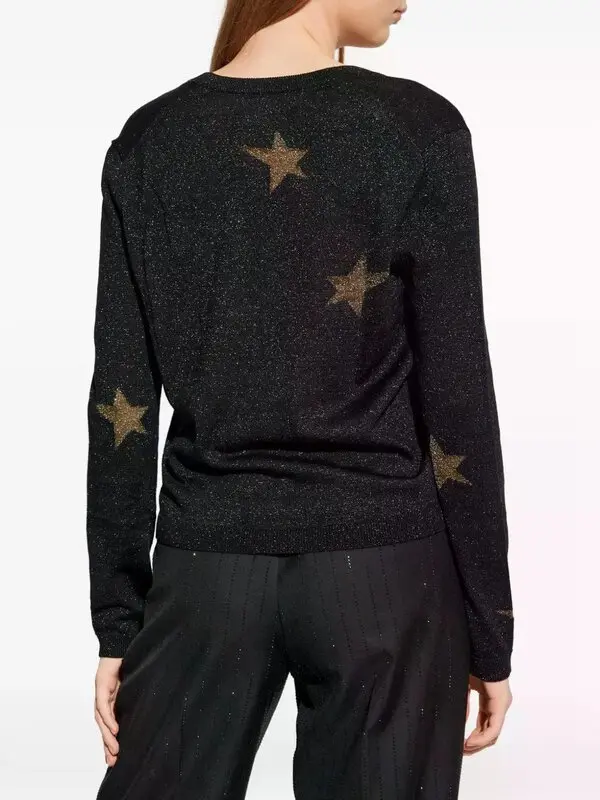 Zadig&Voltaire Rivyl V-neck Sweater With Star Motif