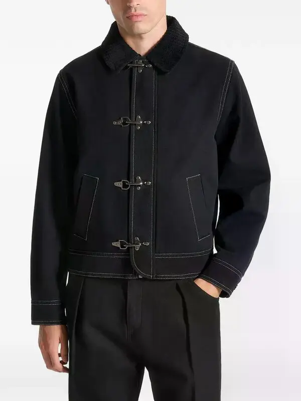 Manière De Voir Nino Clasp-detail Stitch Jacket