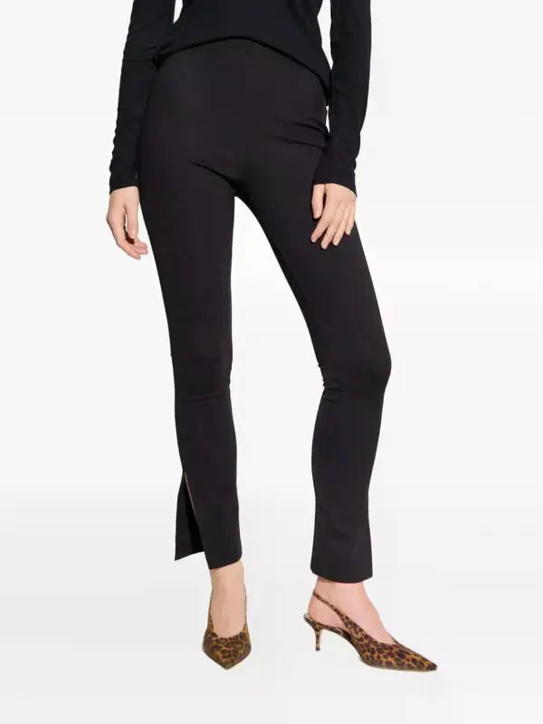 ANINE BING Kylie Split-cuffs Trousers - Black