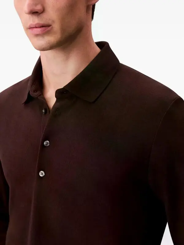 Calvin Klein Long-sleeved Polo Shirt