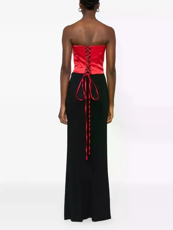 RHIZOME Bloom Corset Top - Red