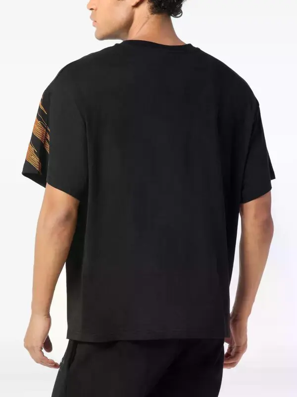 PLEIN SPORT Scratch-print T-shirt