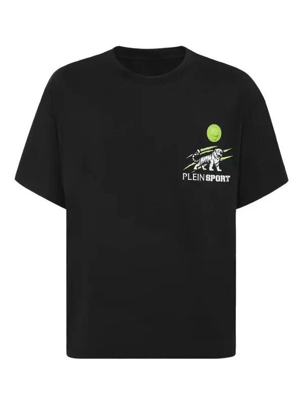 PLEIN SPORT Tiger-scratch Print T-shirt