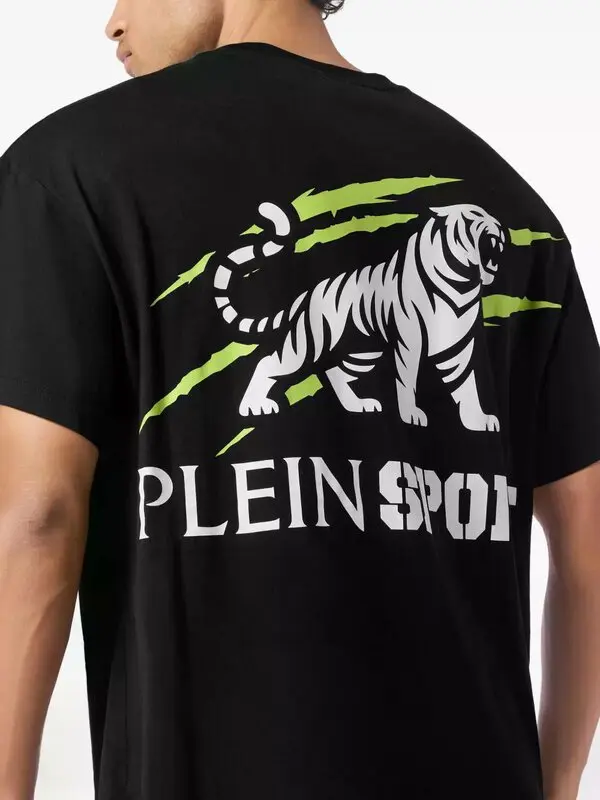 PLEIN SPORT Tiger-scratch Print T-shirt