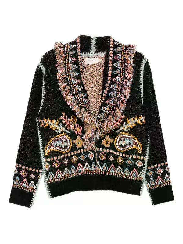 CECILIA PRADO Isadora Fringed Cardigan