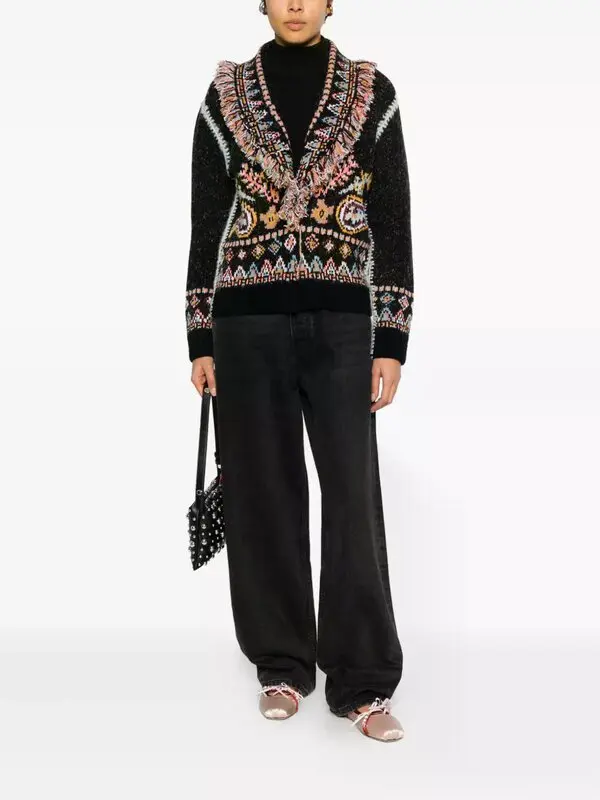 CECILIA PRADO Isadora Fringed Cardigan