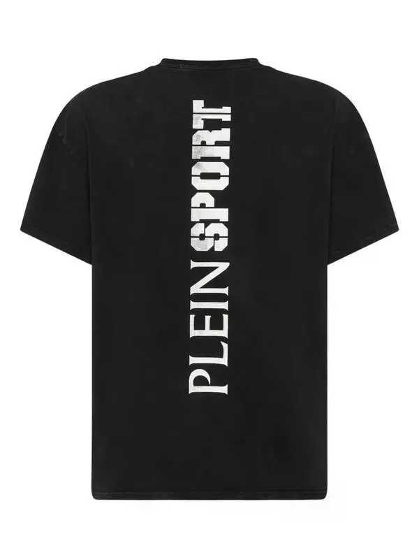 PLEIN SPORT Tiger-scratch Fleece T-shirt