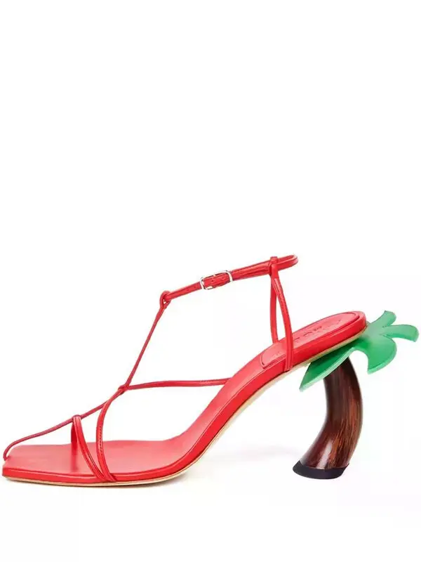 A.W.A.K.E. Mode 90mm Bianca Wooden Pumps