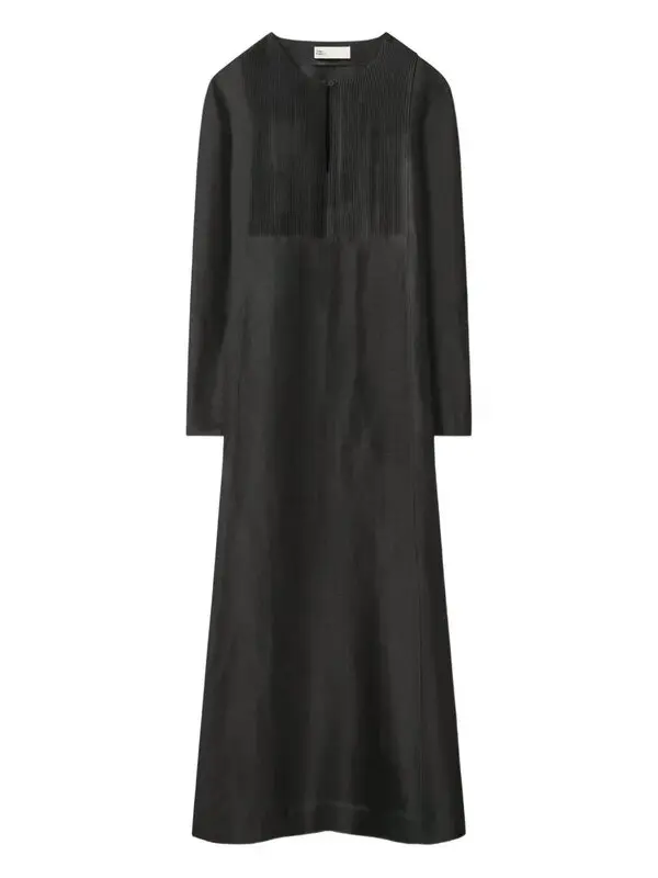 Tory Burch Pleated Panel Caftan - Black