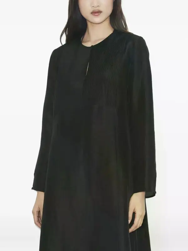 Tory Burch Pleated Panel Caftan - Black