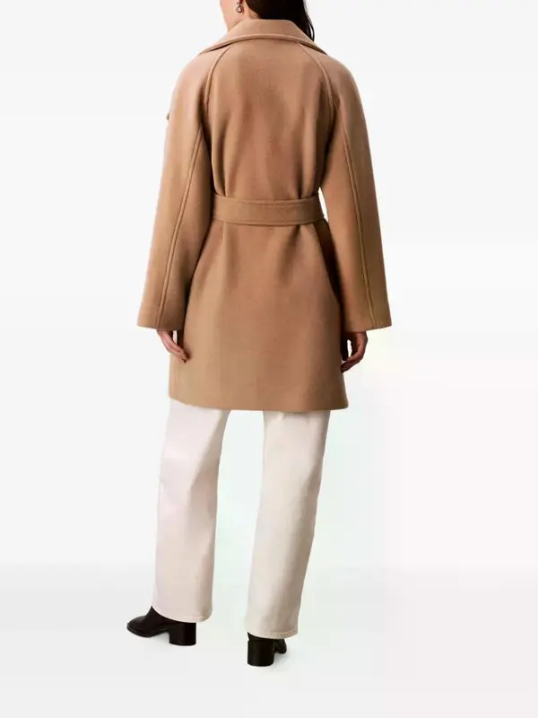 Calvin Klein Belted Coat - Neutrals