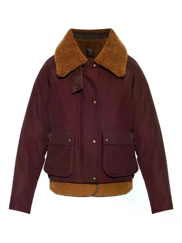 Loewe Shearling Collar Puffer Jacket