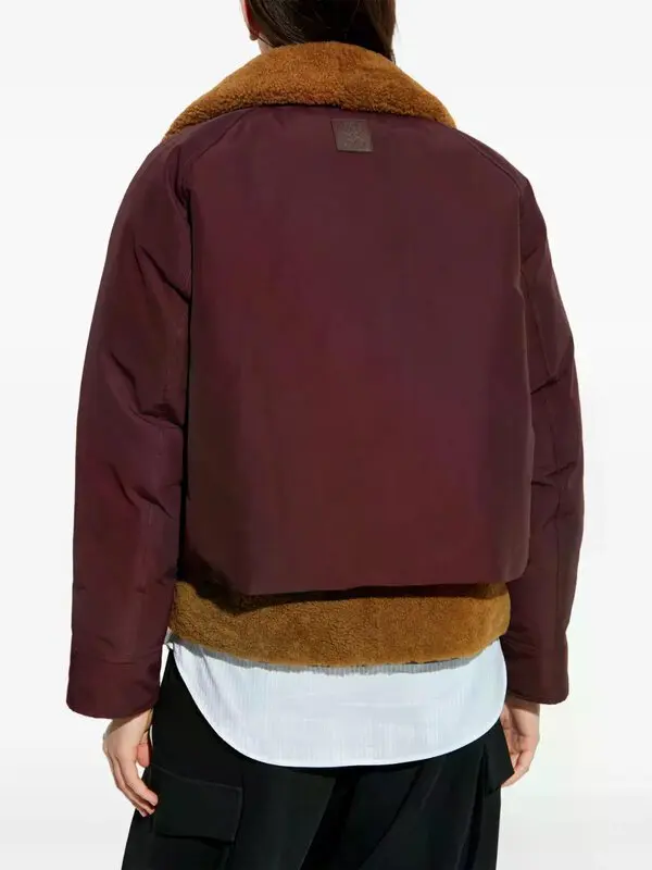 Loewe Shearling Collar Puffer Jacket