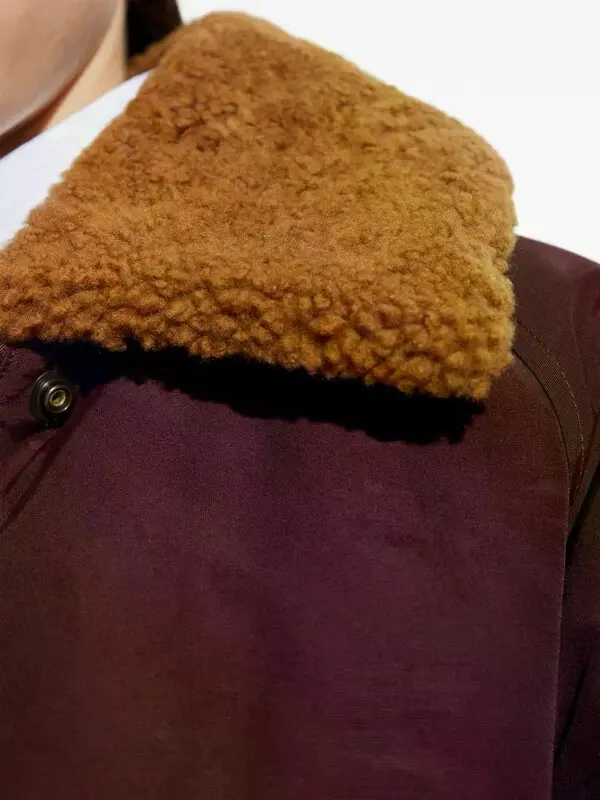 Loewe Shearling Collar Puffer Jacket