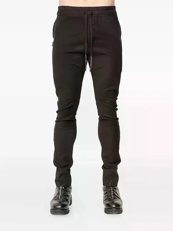 69 Armure Drawstring Trousers With Zip Detailing