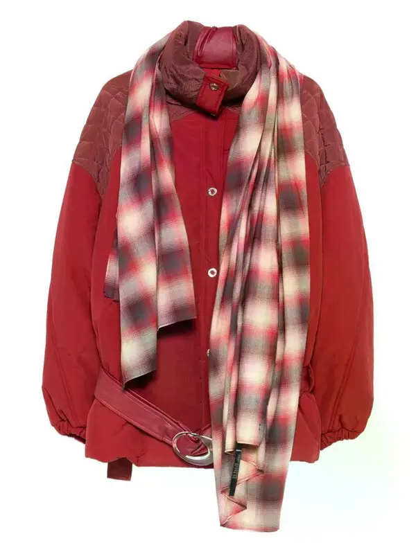 MARBELL Quilted Belted Jacket