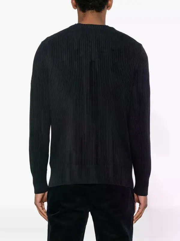 Marc O'polo Ribbed Knit Crew Neck Sweater