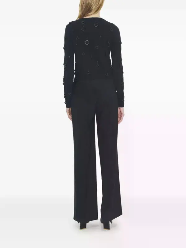 Tory Burch Embellished Button-front Cardigan